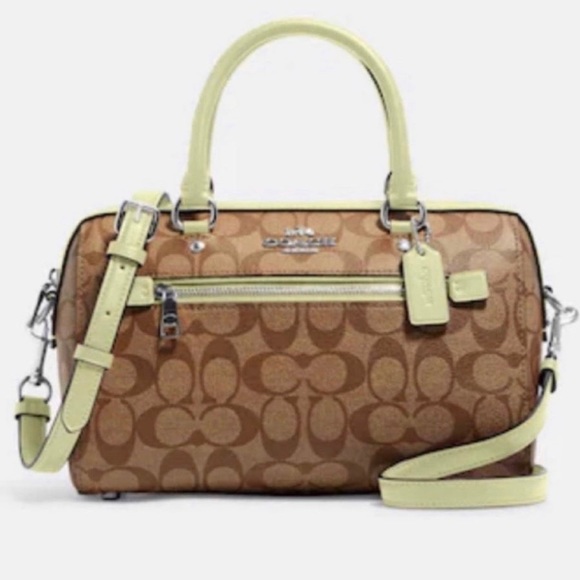 Coach | Bags | New Coach Rowan Satchel In Signature Canvas | Poshmark